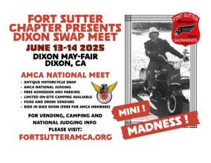 Upcoming Events – Fort Sutter Chapter of the AMCA
